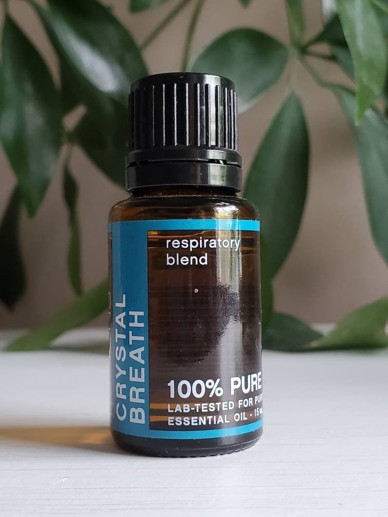 Essential Oil Respiratory Blend 'Crystal Breath'- 15 ml – Signature Salt